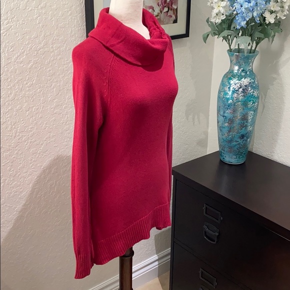 Athleta | Sweaters | Athleta Red Tunic Sweater | Poshmark